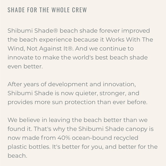 Shibumi Shade | Other | New Shibumi Shade | Poshmark